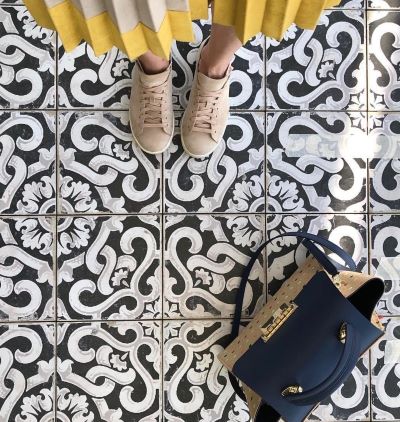 Black and White Pattern Tiles Sydney - Kalafrana Ceramics