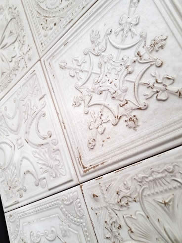 Pressed Metal Splashback Sydney. Decorative wall tile and kitchen tiles