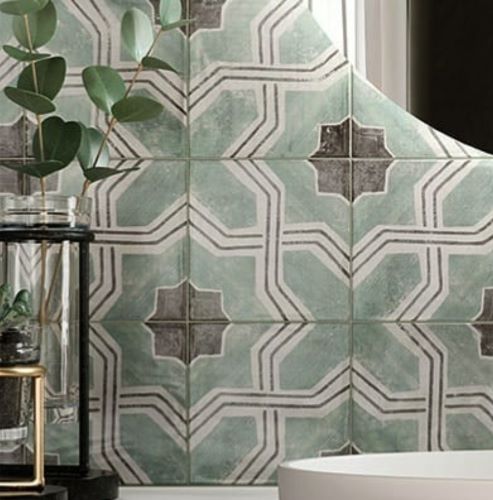 Green Feature Tiles Sydney. Pattern wall tiles.