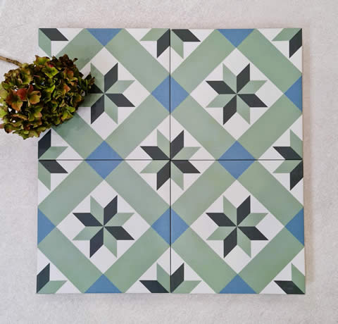 Green Pattern Tiles Sydney Australia