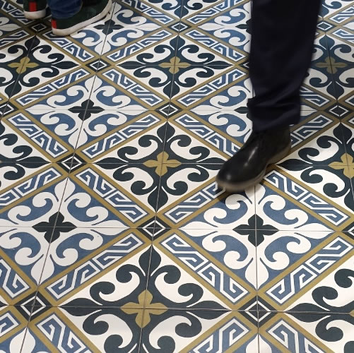 Sydney pattern porcelain Tiles