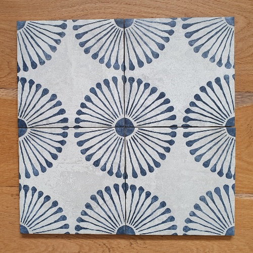 Blue Pattern Floor Tiles Sydney
